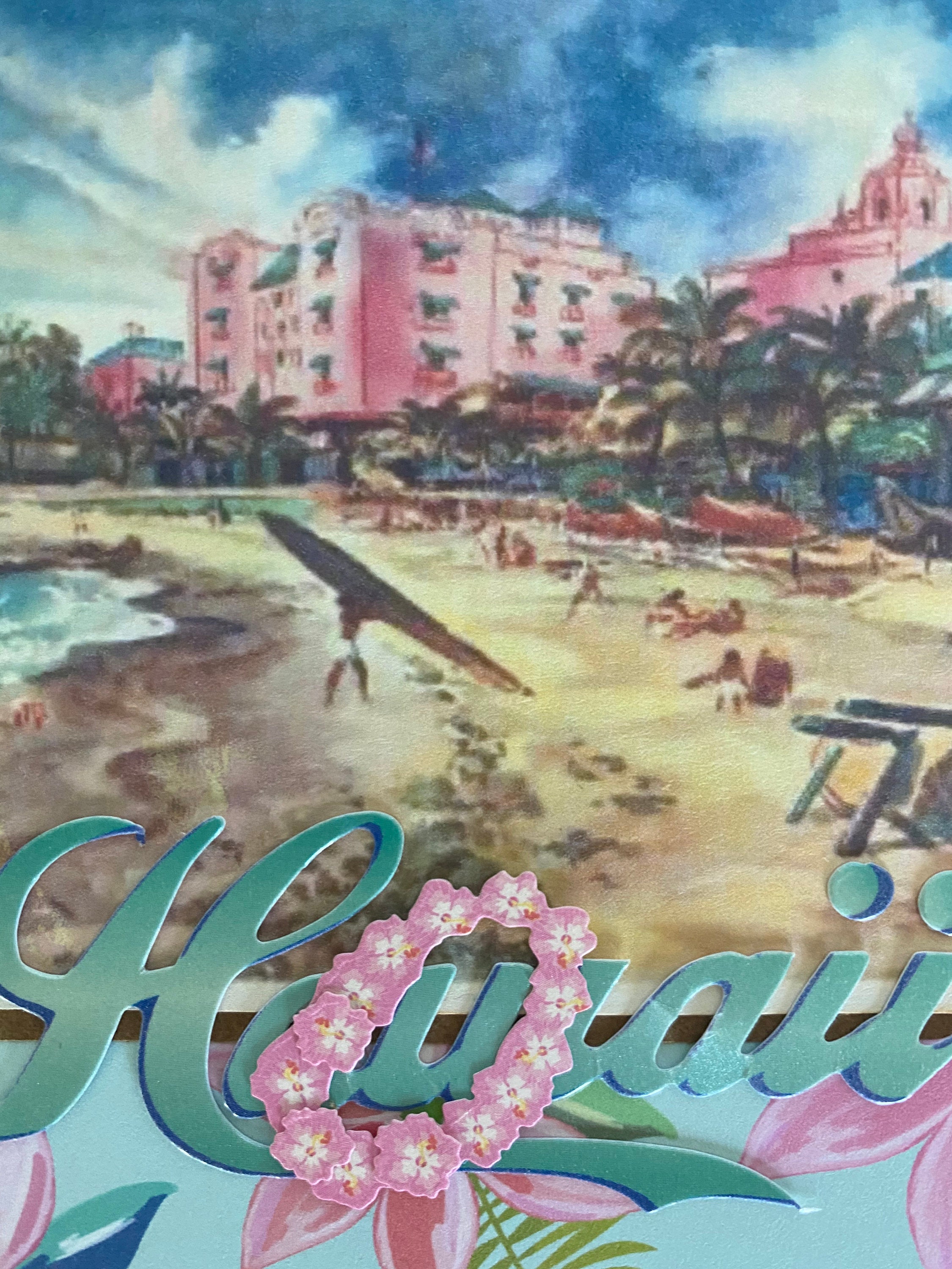 Vintage Waikiki Postcard: Pink Palace, Royal Hawaiian Hotel, Aloha ...