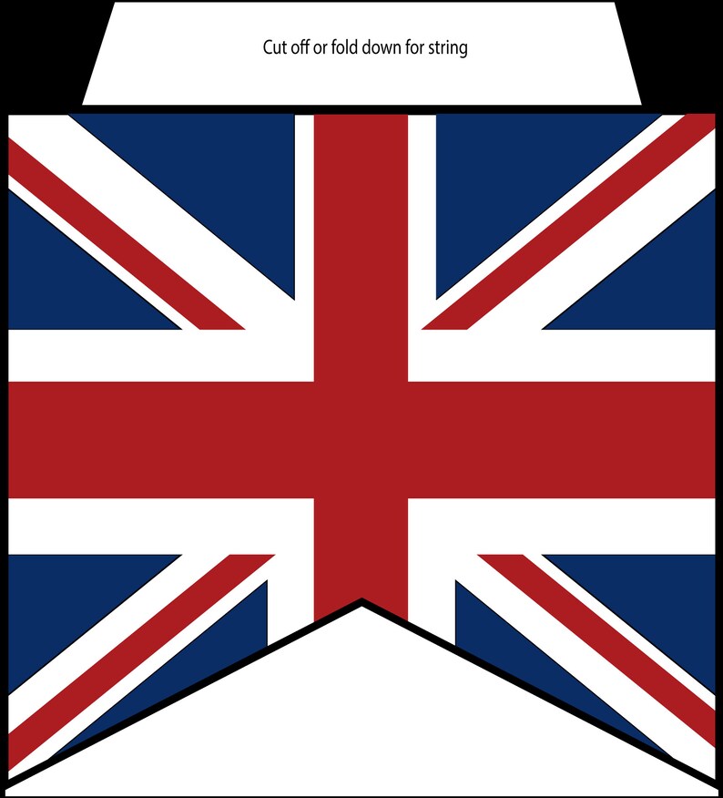 British Flag Printable Happy Birthday Banner, INSTANT DOWNLOAD PDF ...