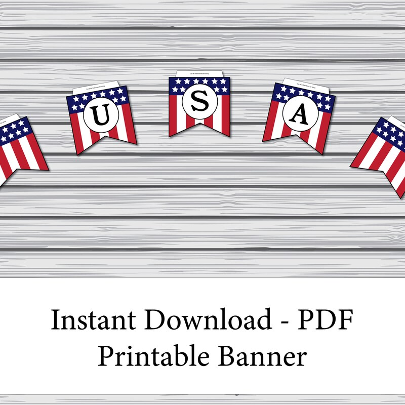 Patriotic Banner - Etsy