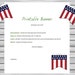 American Flag Customizable Printable Banner With Entire Alphabet ...