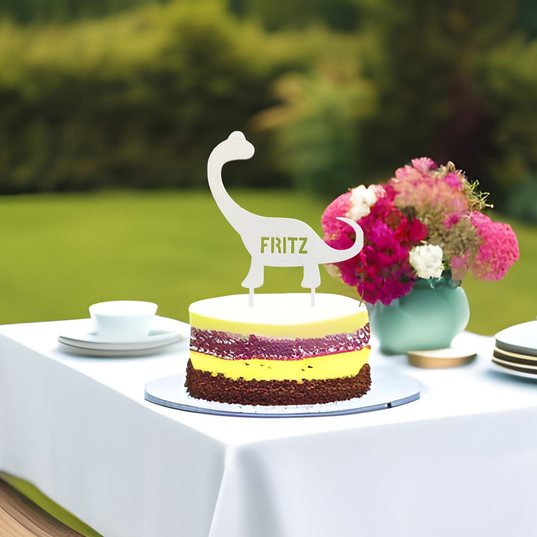 Dino Cake Decoration cake Topper in the Shape of a Brachiosaurus ...