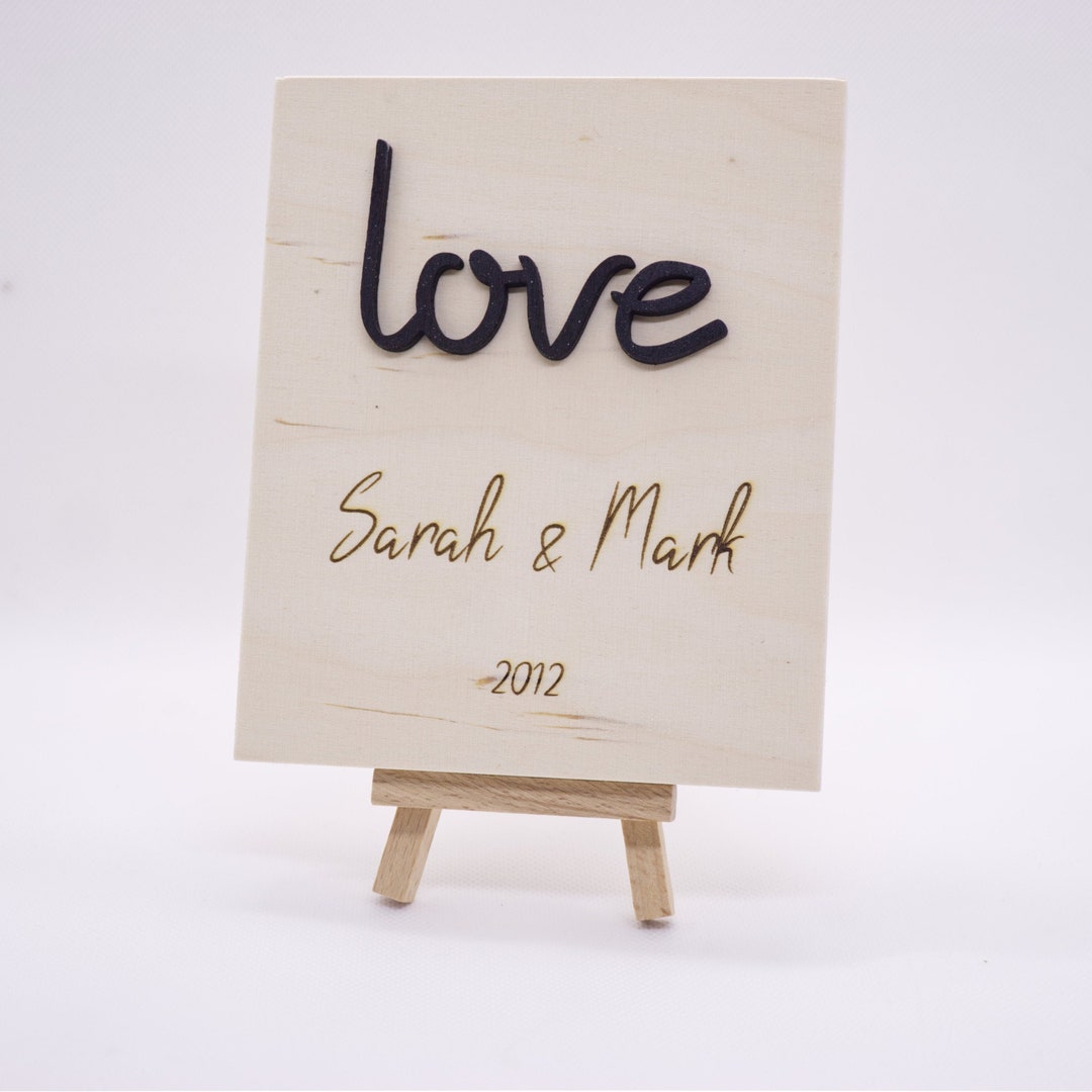 LOVE Sign Gift for Valentine's Day / Wedding / Wedding Anniversary ...