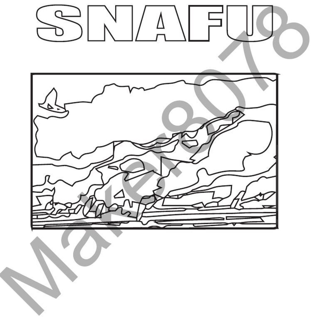 SNAFU Adult Coloring Page, Instant Download - Etsy