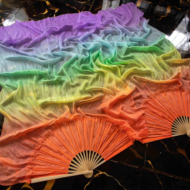 Silk Fan - Etsy
