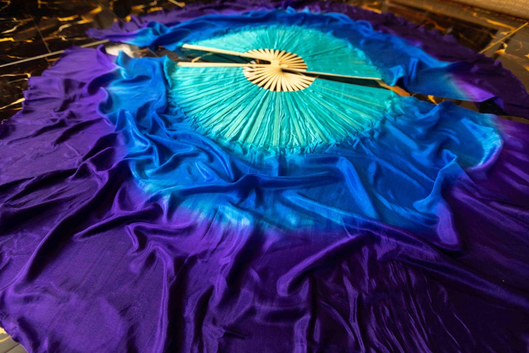 Dream Current (inverted Colours) - Half Moon Fans - Etsy
