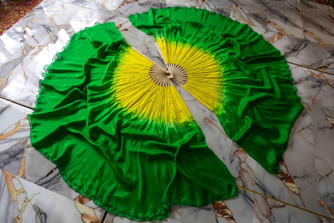 Gingko Leaf - Half Moon Fans - Etsy