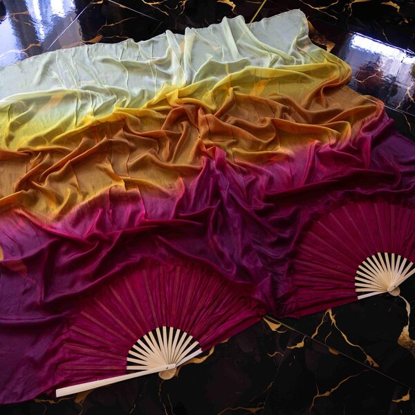 Silk Fan - Etsy