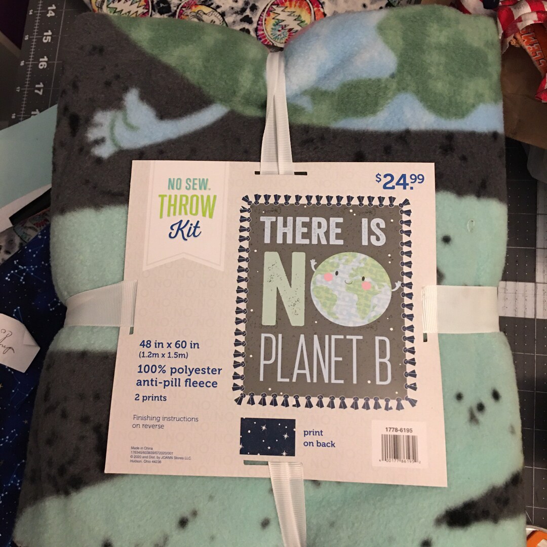 There is NO Planet B, No Sew Fleece Kit - Etsy