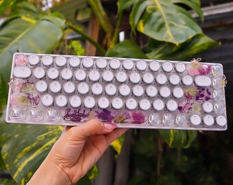 White Bluetooth Keyboard - Etsy
