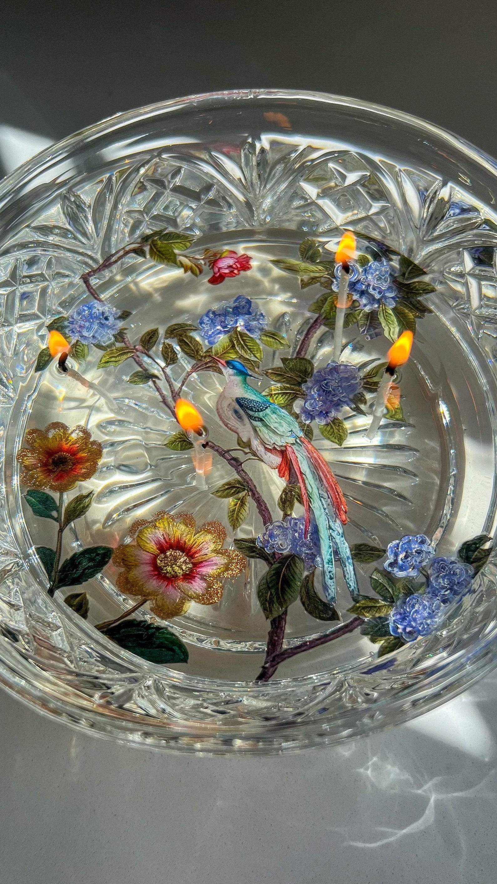 Celestial Flames and Feathers 3D Candle- 16oz - Etsy