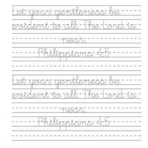 Morning Time Mindfulness - Gentleness - Etsy