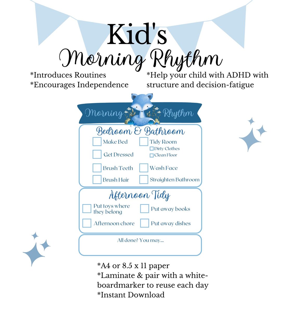 Daily Rhythm Chart for Kids, Homeschool Rhythm, Routines for Kids ...