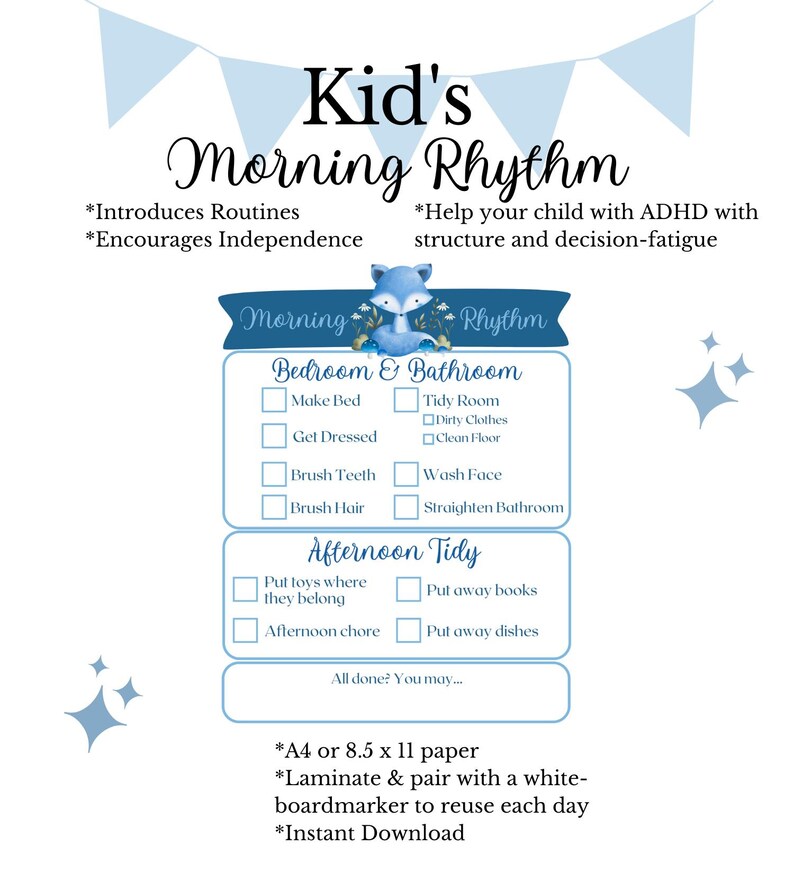 Daily Rhythm Chart for Kids, Homeschool Rhythm, Routines for Kids ...