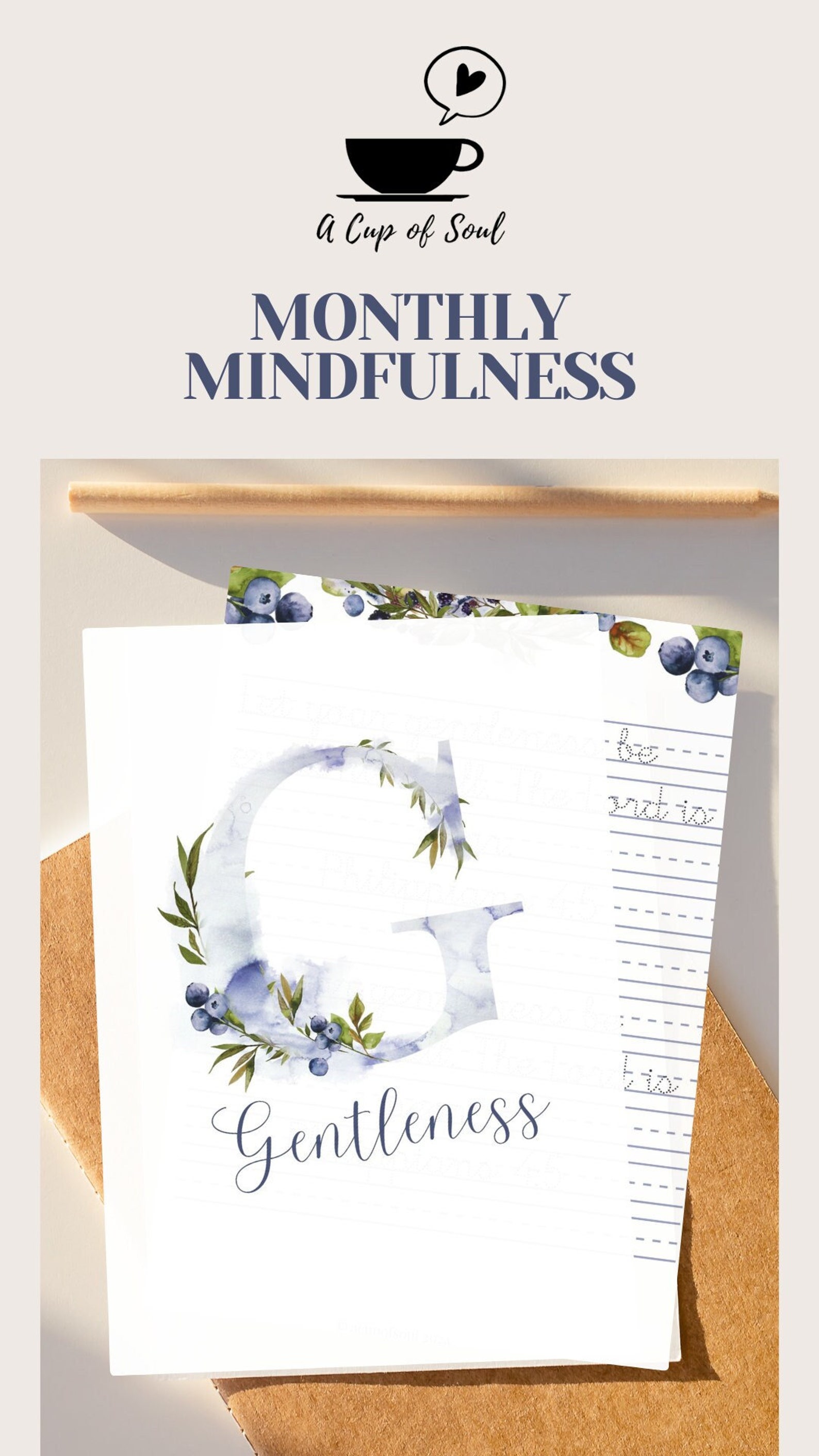 Morning Time Mindfulness - Gentleness - Etsy