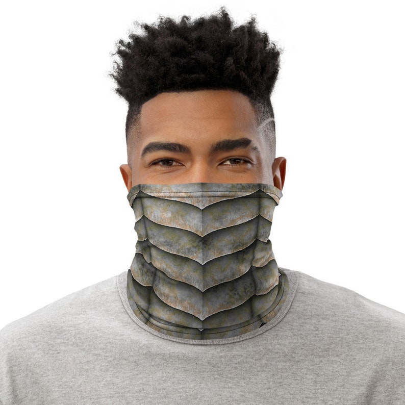 Fantasy RPG DnD Dragon Scale Armor Face Scarf | Etsy