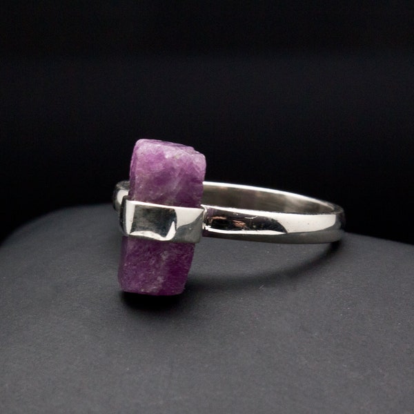 Raw Ruby Ring - Etsy