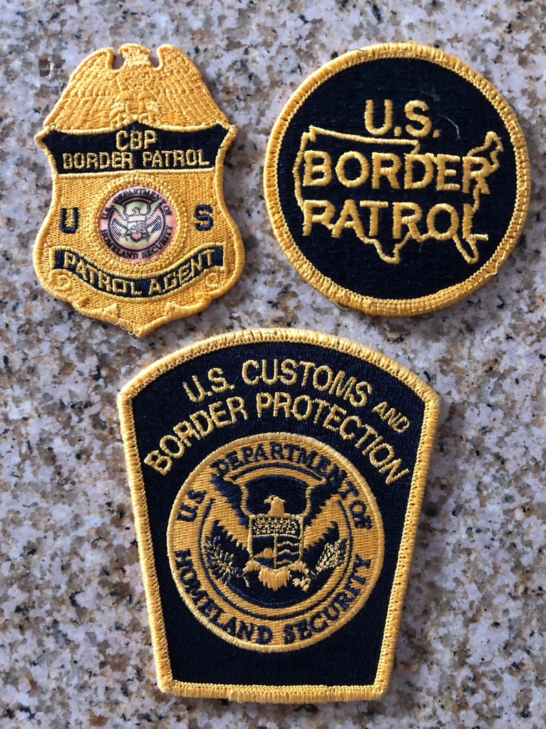 NEW RARE US Border Patrol Agent Uniform full patch set United | Etsy