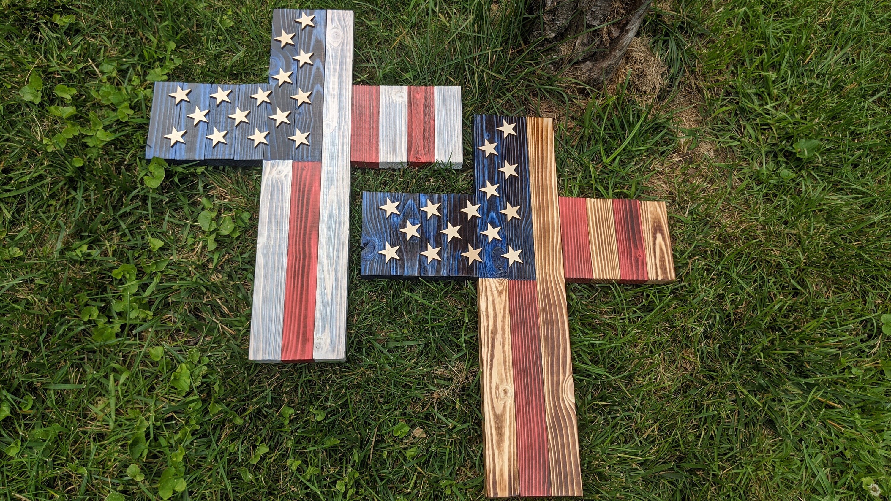 Wooden Handcrafted Vertical Cross 20x16.5 - Etsy UK