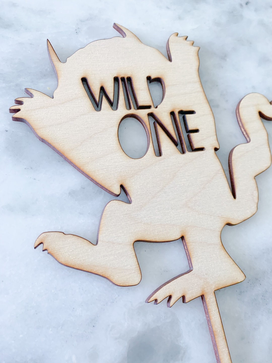 Wild One Wood Cake Topper | First Birthday Cake Topper | Where the Wild ...