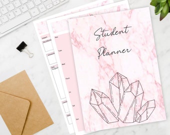 Ultimate Student Planner Pack 2020 marble - Etsy