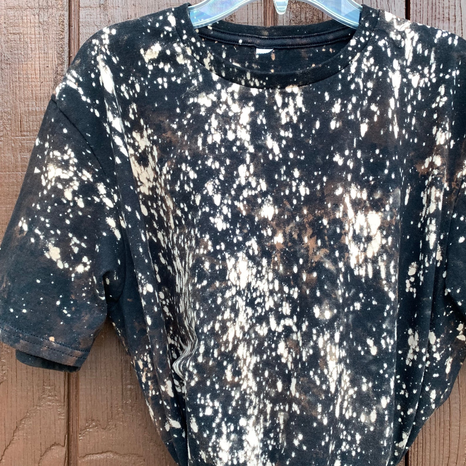 Splatter Bleach Dye Shirt // Bleached Shirt // Acid Washed Shirt ...