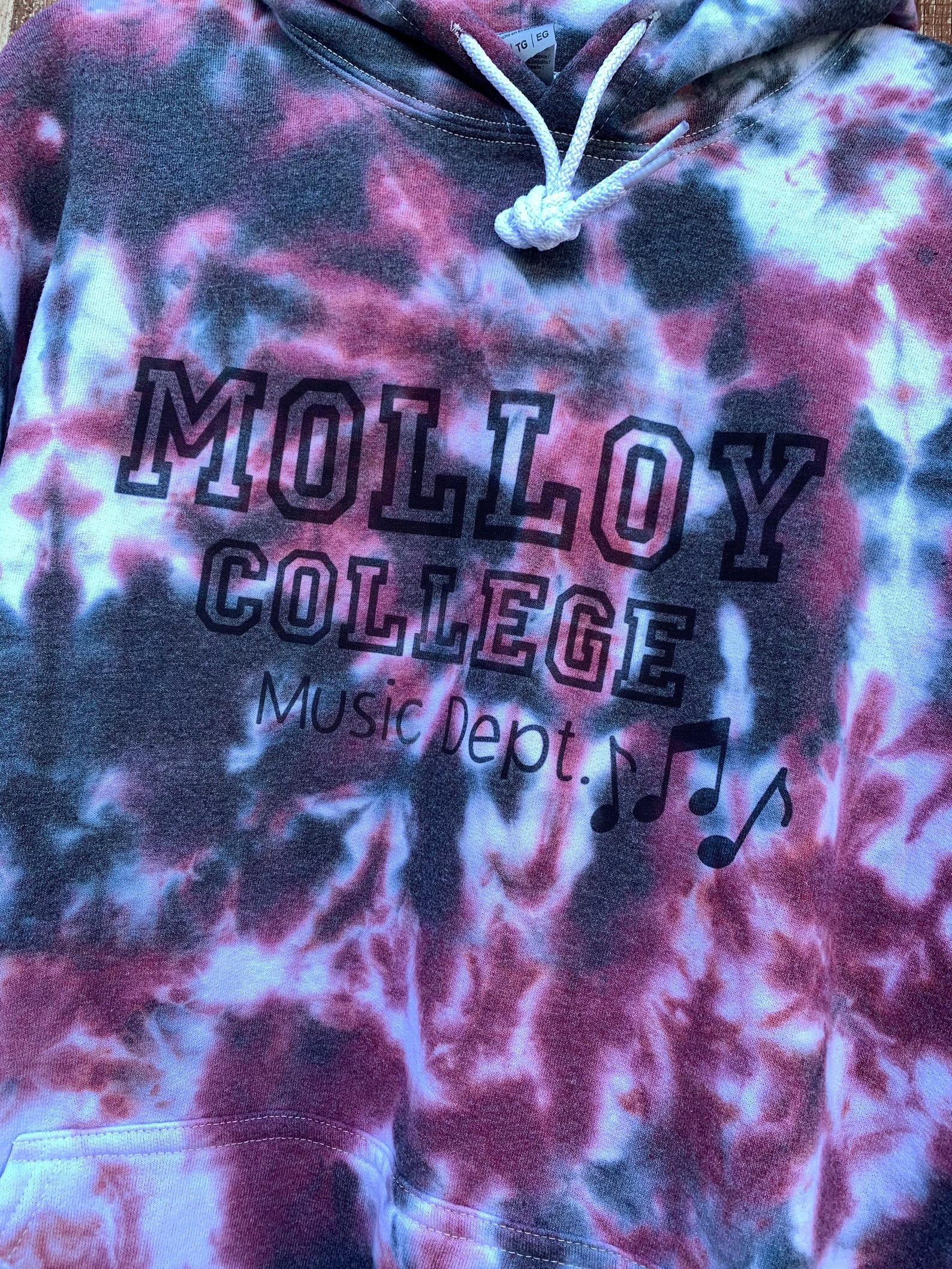 Custom College Sweatshirt // Custom Tie Dye College Sweatshirt | Etsy