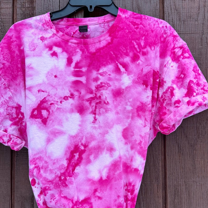 Pink Ice Dyed Tshirt - Etsy