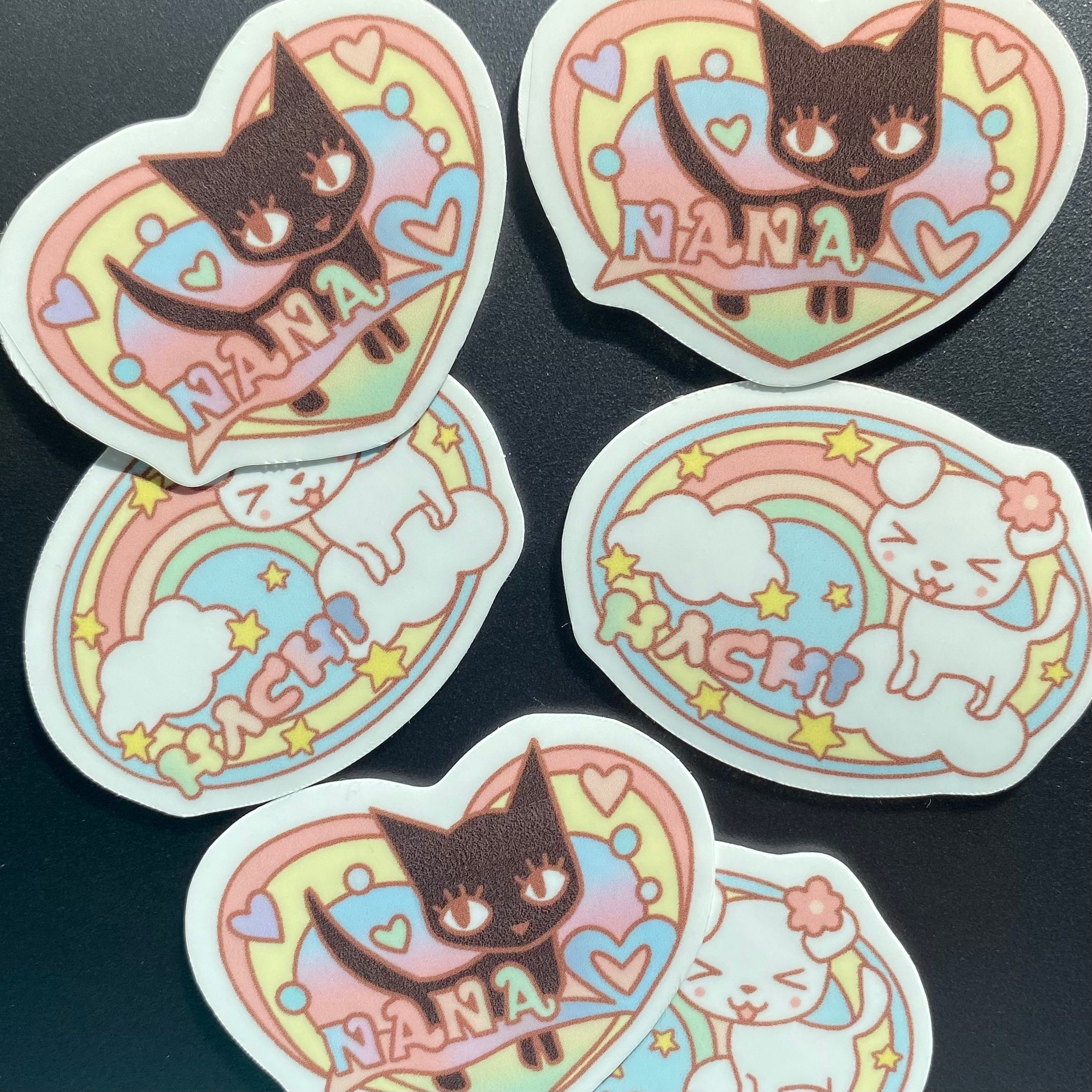 Nana and Hachi Pastel Stickers – Waterproof Die Cut Vinyl Decals - Etsy