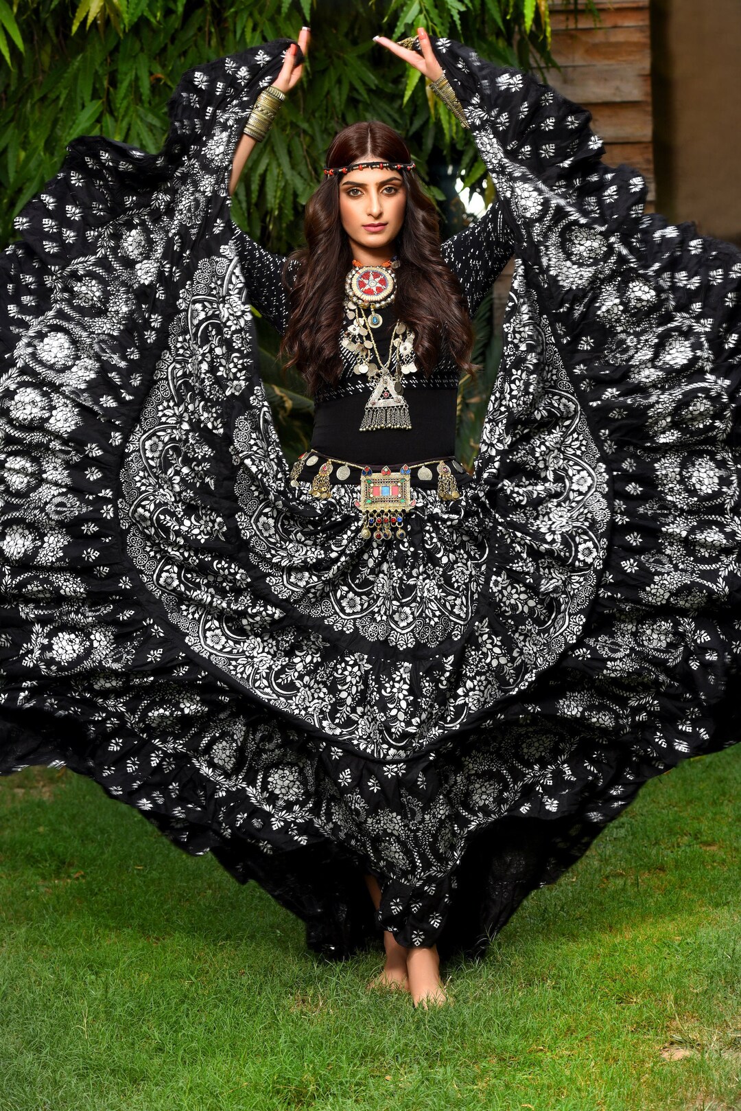 Tribal Bellydance Skirt / Bellydance Costume / Gypsy Costume / ATS ...