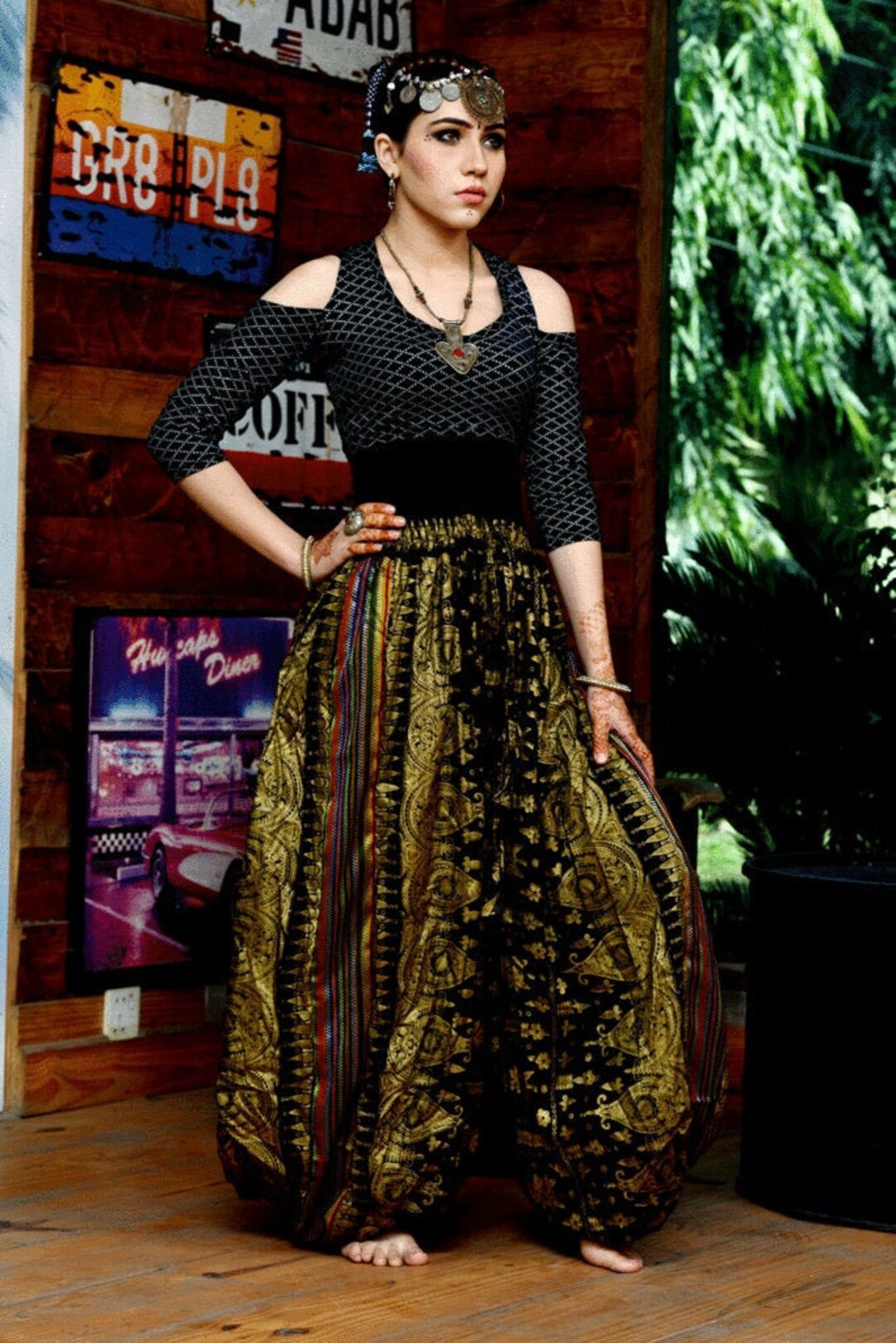 Tribal Belly Dance Bloomer / Gypsy Harem Pant / Aladin Pants ...