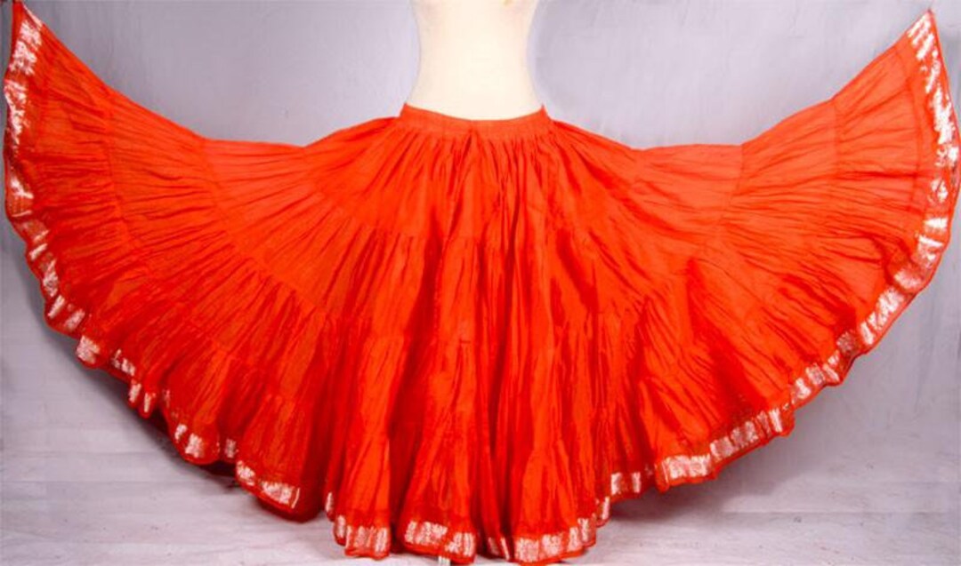 Tribal Bellydance Skirt – 25 & 35 Yard , ATS Costume, 4 Tier Festival ...