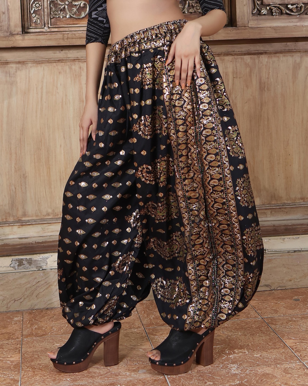 Tribal Belly Dance Bloomer / Gypsy Harem Pant / Aladin Pants ...