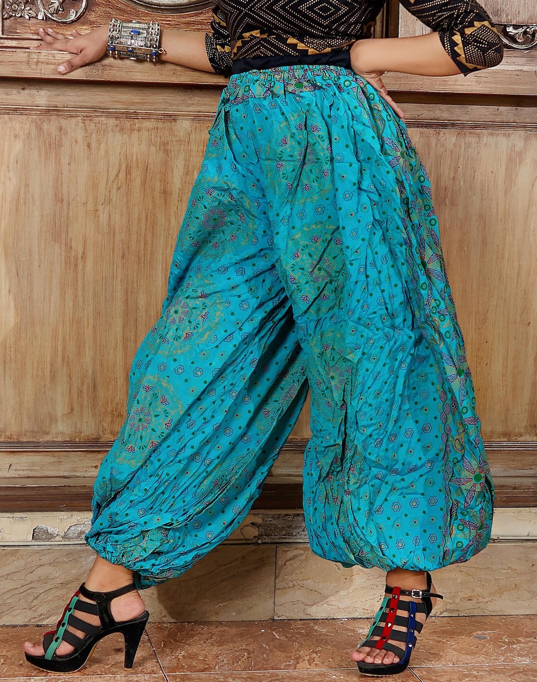 Tribal Belly Dance Bloomer / Gyspy Harem Pant / Aladin Pants ...