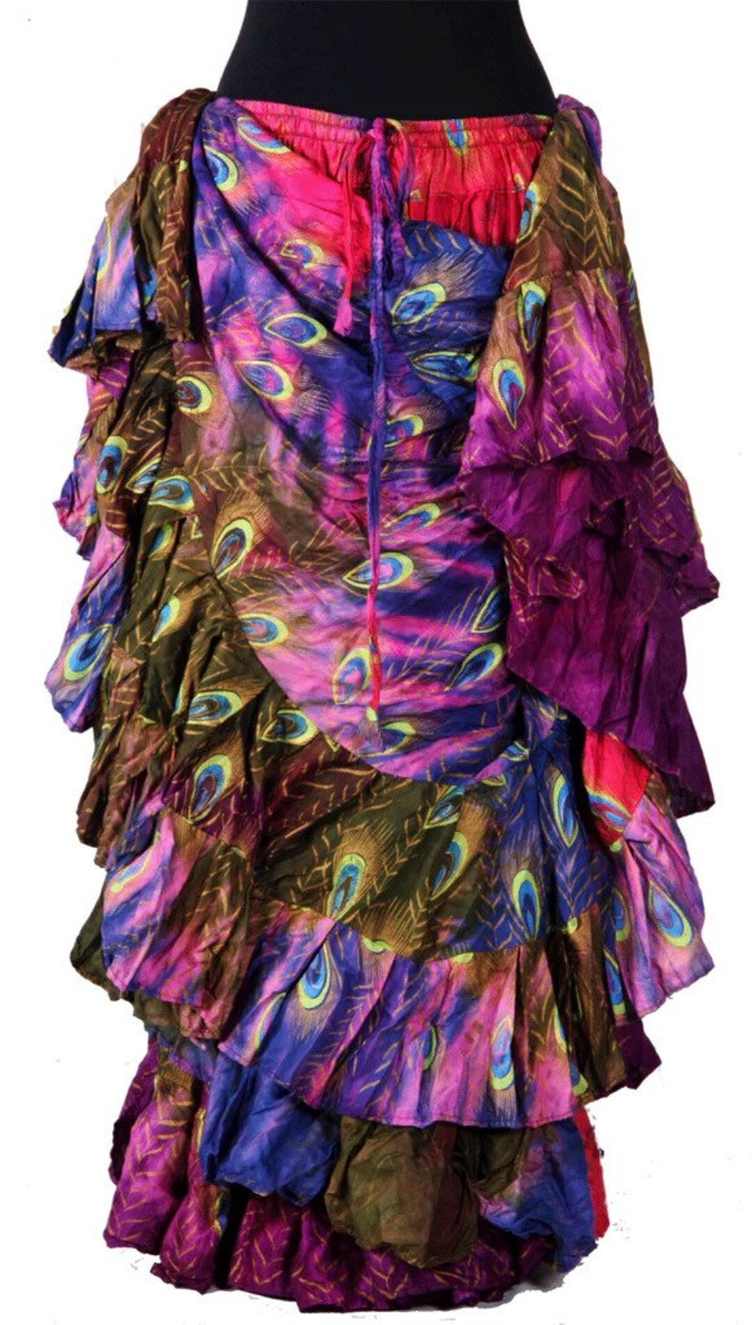 Tribal Belly Dance Skirt / Belly Dance Costume / Gypsy Costume / ATS ...