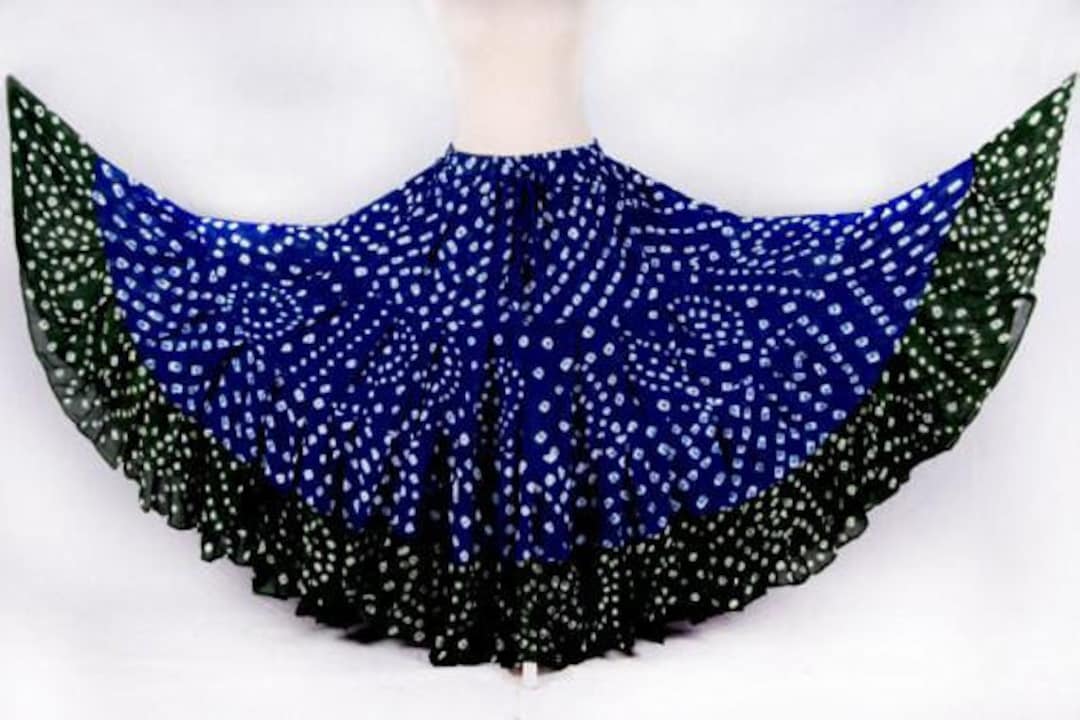 Tribal Bellydance Skirt – 25 & 35 Yard , ATS Costume, 4 Tier Festival ...