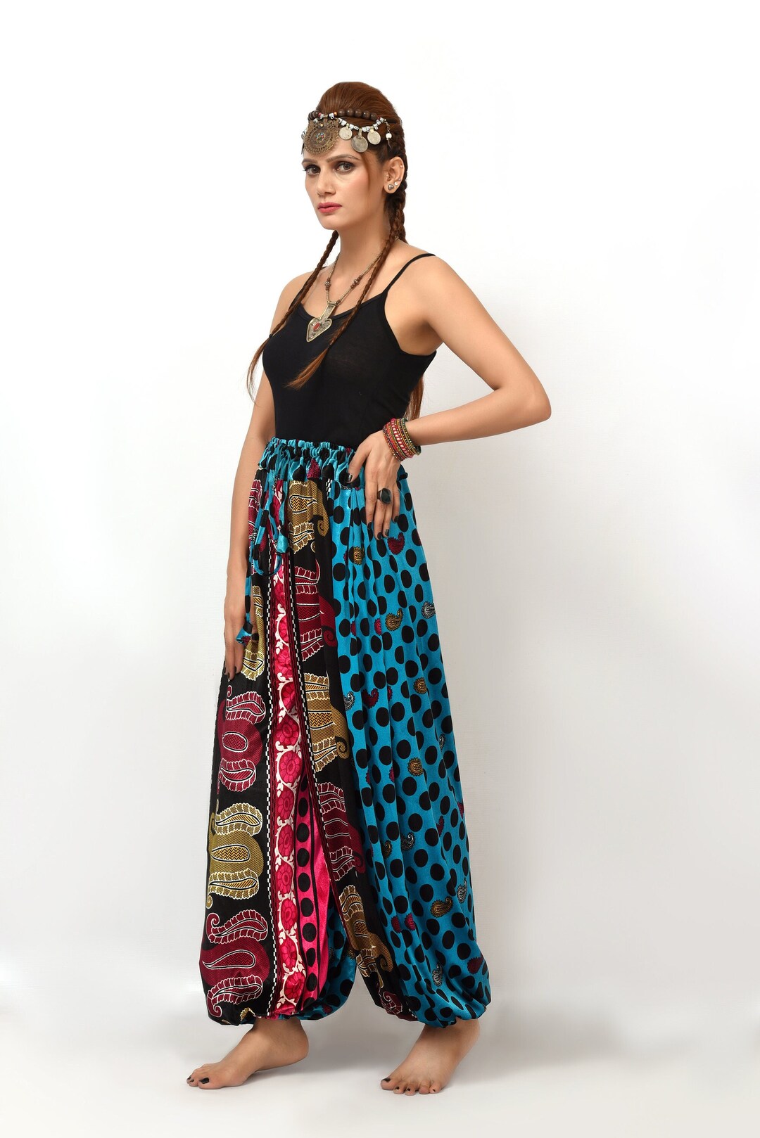 Tribal Belly Dance Bloomer / Gypsy Harem Pant / Aladin Pants ...