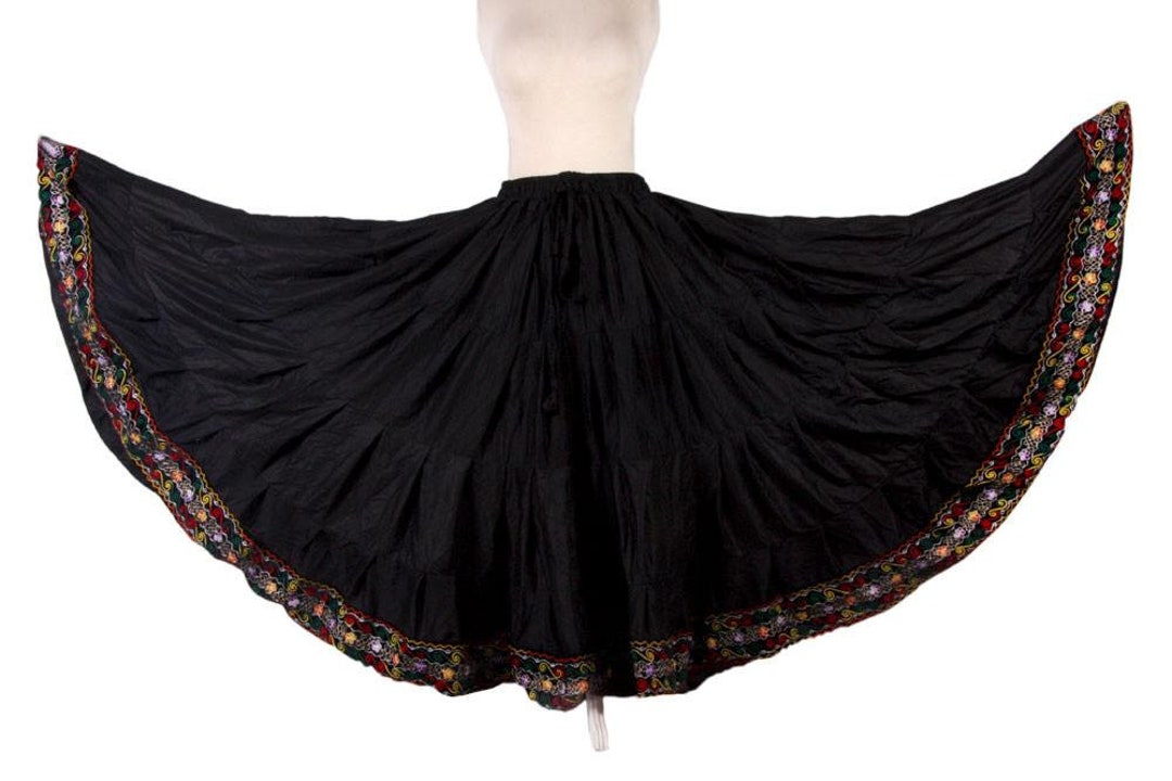 Tribal Bellydance Skirt – 25 & 35 Yard , ATS Costume, 4 Tier Festival ...
