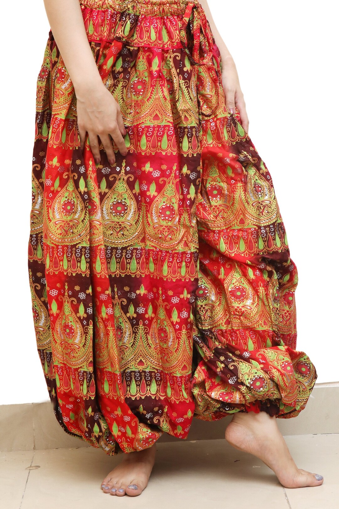 Tribal Belly Dance Bloomer / Gyspy Harem Pant / Aladin Pants ...