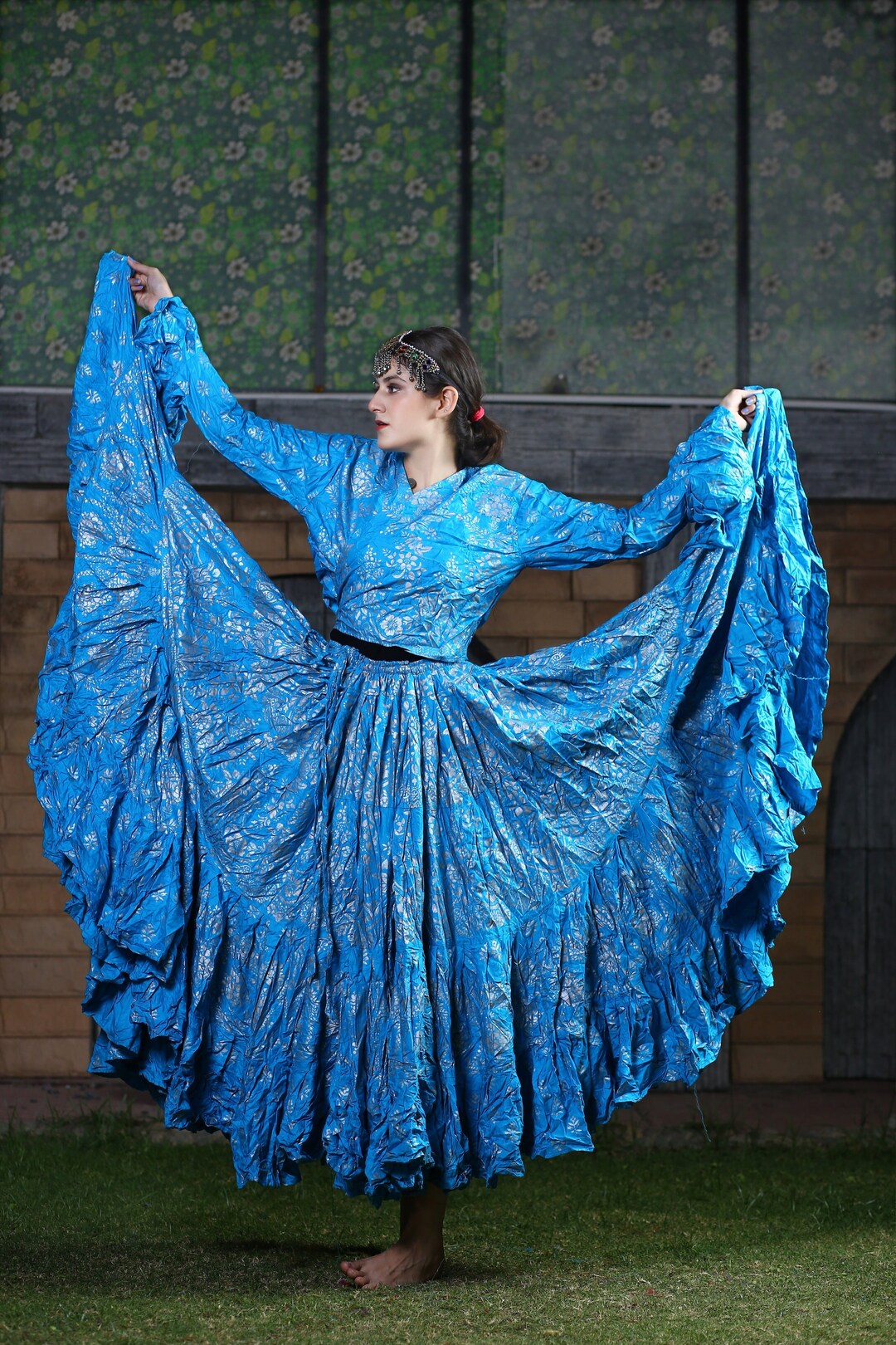 Tribal Bellydance Skirt – 25 & 35 Yard , ATS Costume, 4 Tier Festival ...