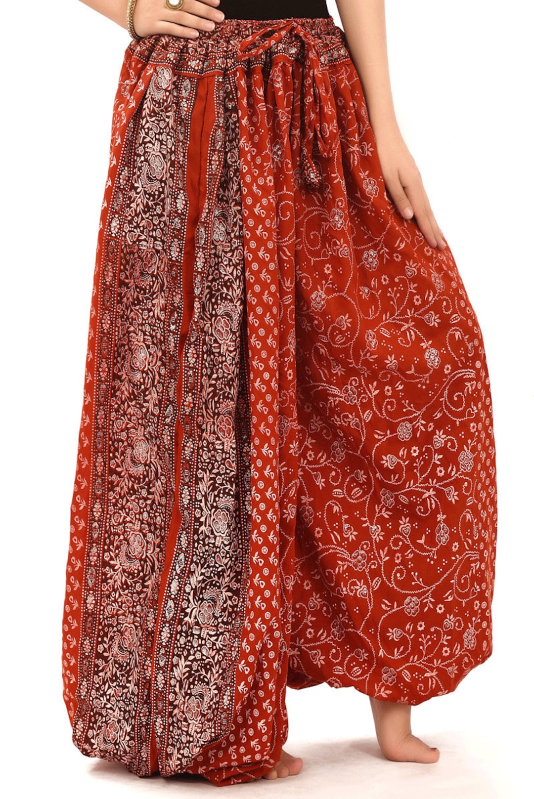 Tribal Belly dance Bloomer / Gyspy Harem pant / Aladin Pants ...