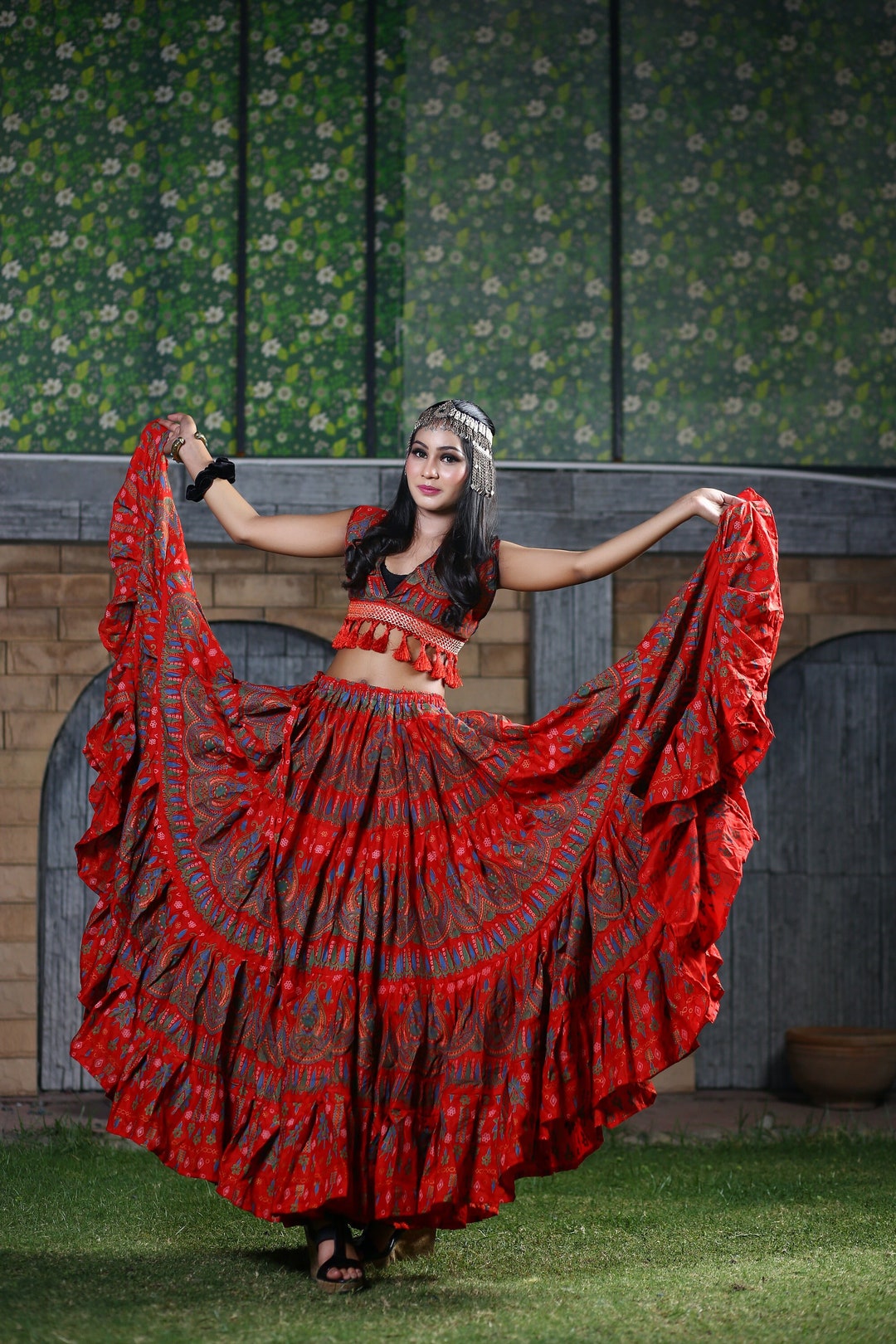 Tribal Bellydance Choli, Halter Top, Fusion Dance Top - Etsy