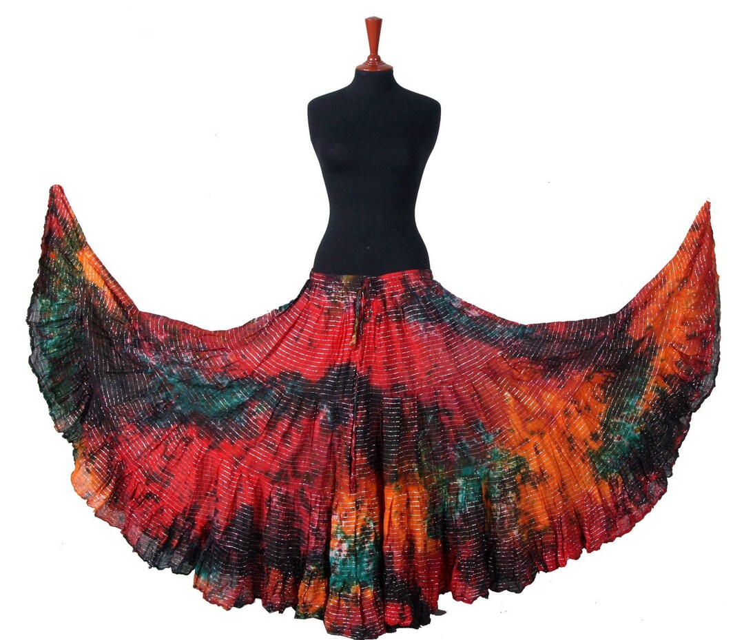 Tribal Bellydance Skirt – 25 & 35 Yard , ATS Costume, 4 Tier Festival ...