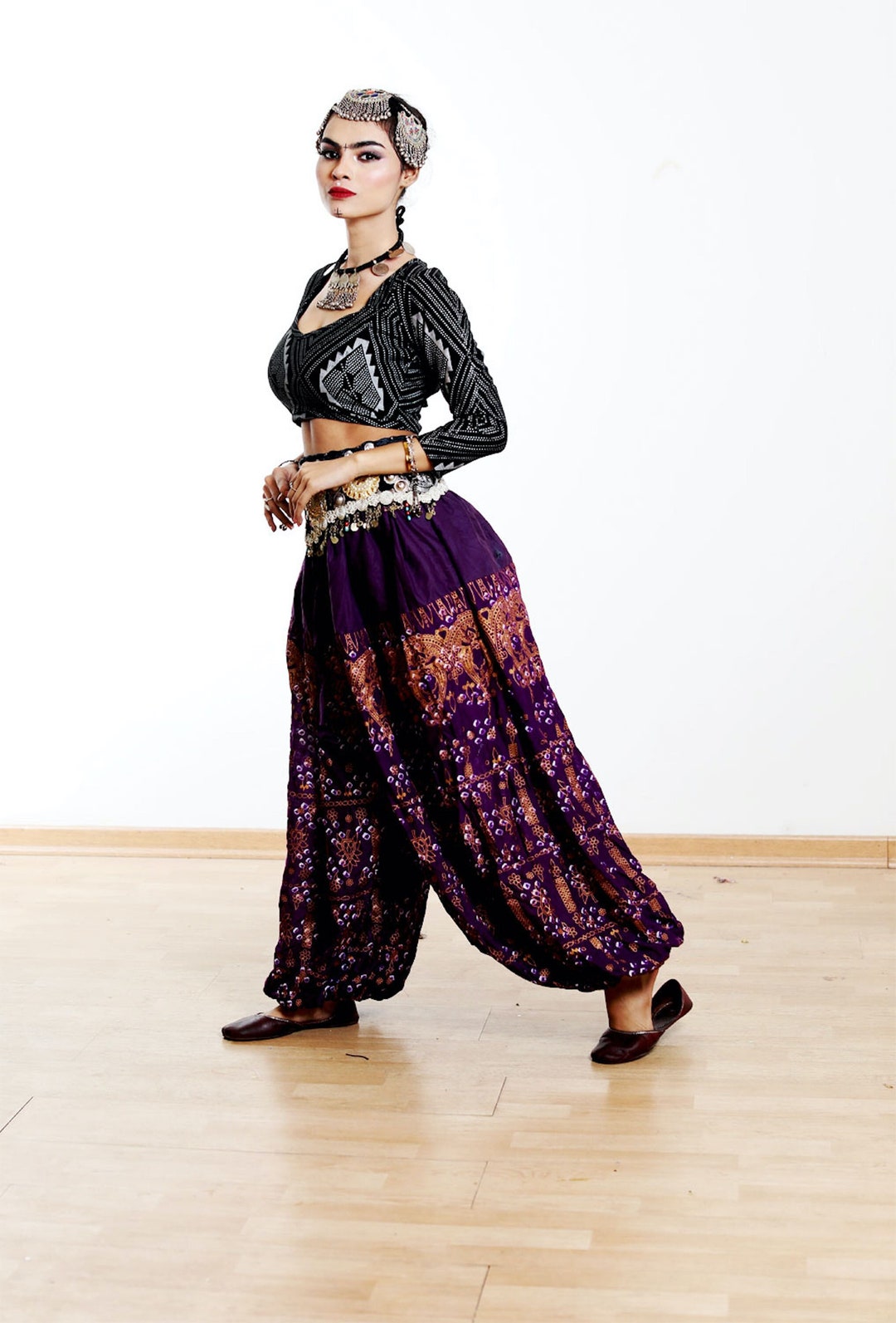 Tribal Belly Dance Bloomer / Gypsy Harem Pant / Aladin Pants ...