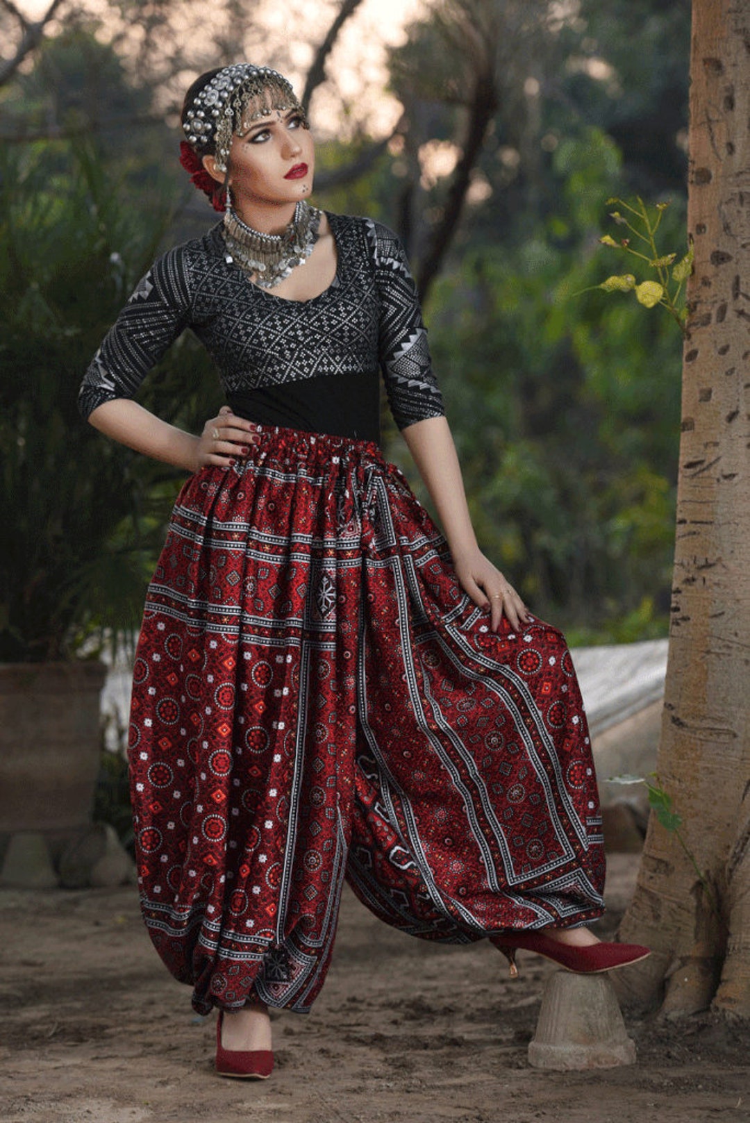 Tribal Belly Dance Bloomer / Gypsy Harem Pant / Aladin Pants ...