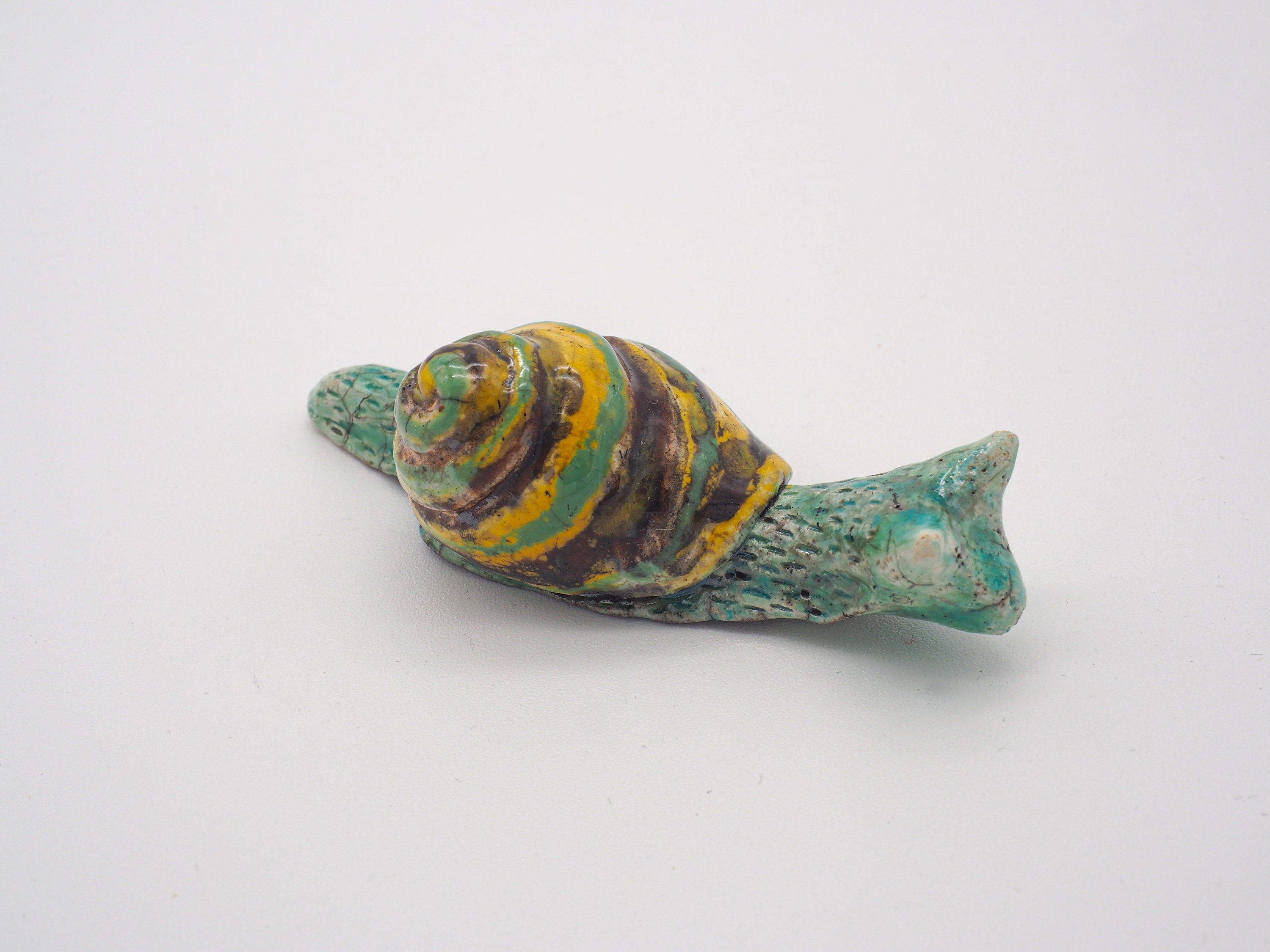 Raku Ceramic Snail, Collectible Snail Sculpture, Handmade Raku Snail ...