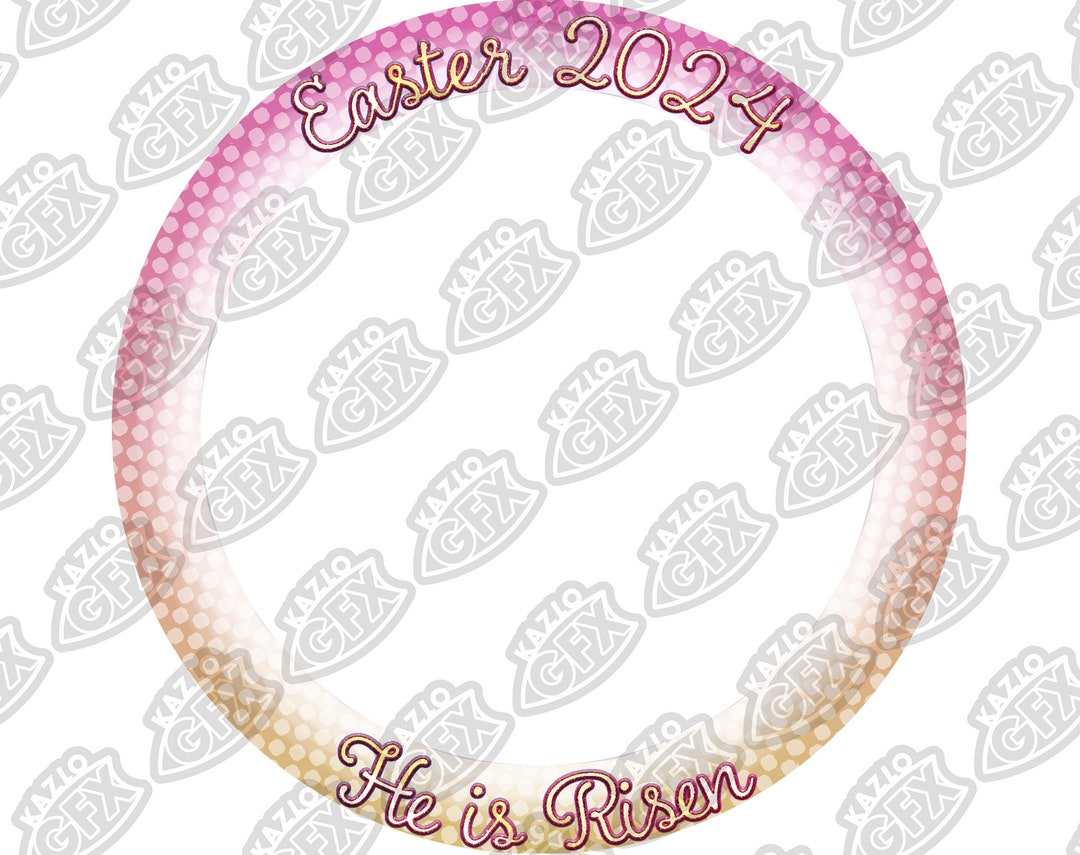 He is Risen Easter Social Media Profile Frames - Etsy