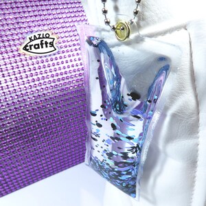 Night Time Sky Liquid Confetti Fidget Keychain - Etsy