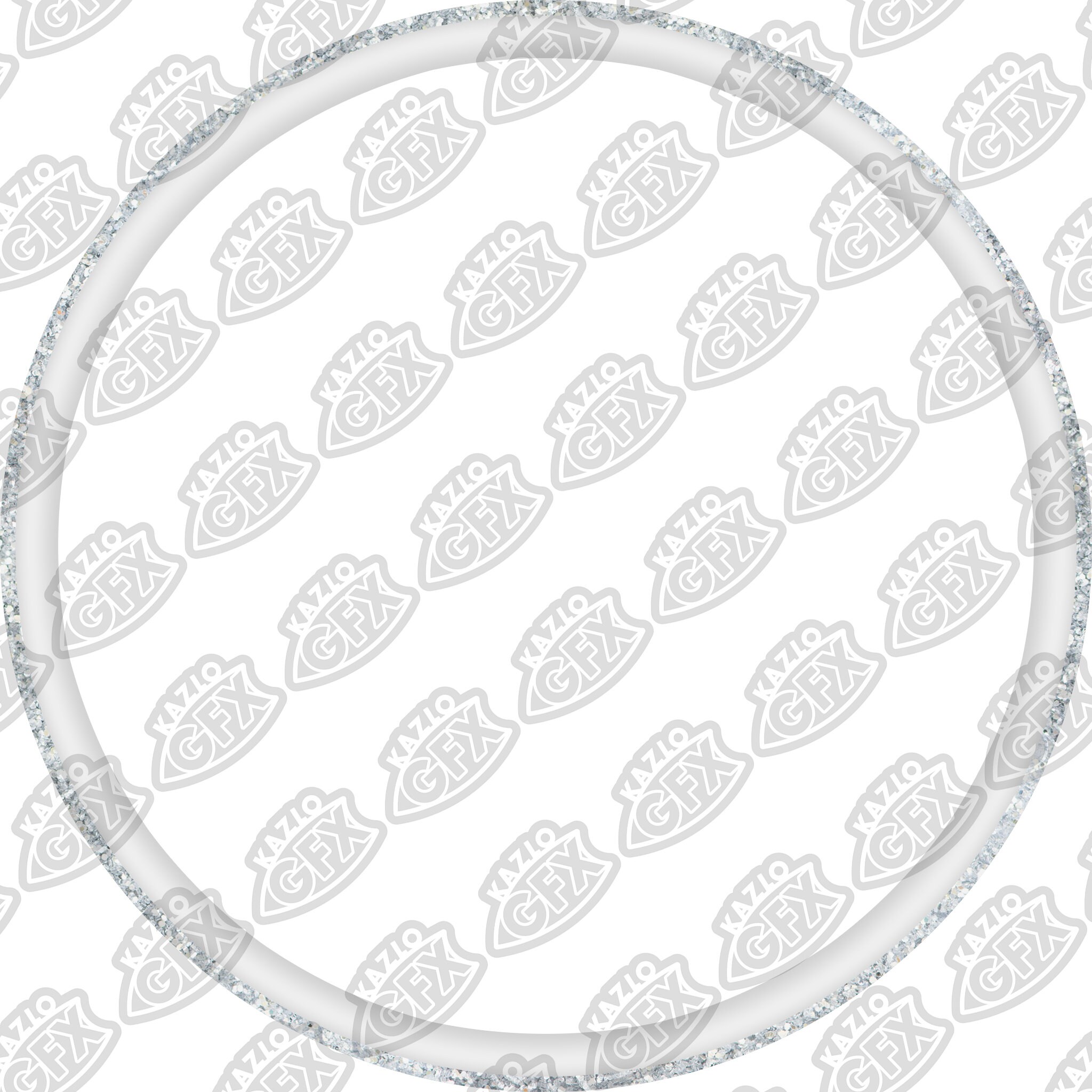 Silver Glitter Social Media Profile Frames - Etsy