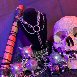 Spiked Bolo Choker - Etsy