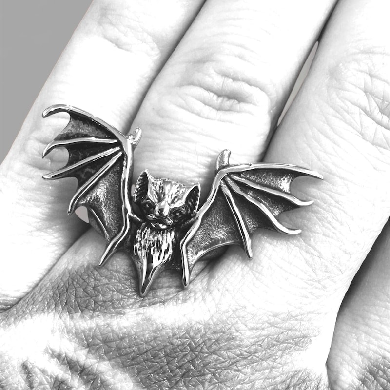 Bat Ring - Etsy
